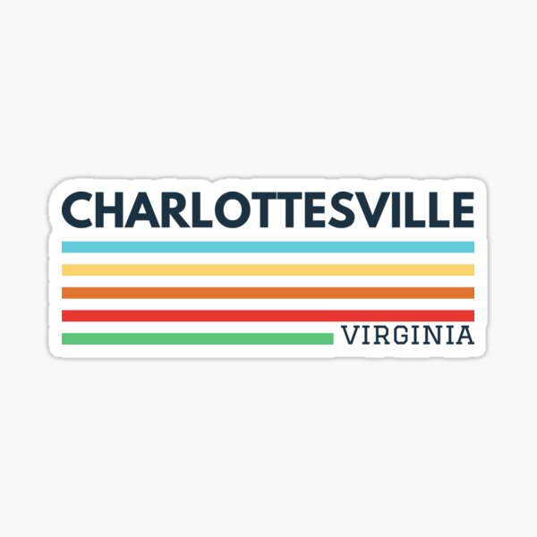 "Charlottesville Virginia" Sticker for Sale by Taumaturgo | Redbubble