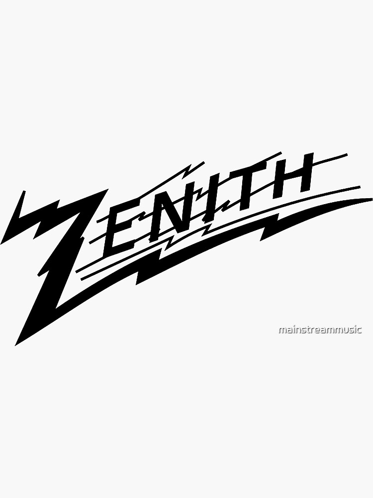 "Zenith" Sticker for Sale by mainstreammusic | Redbubble