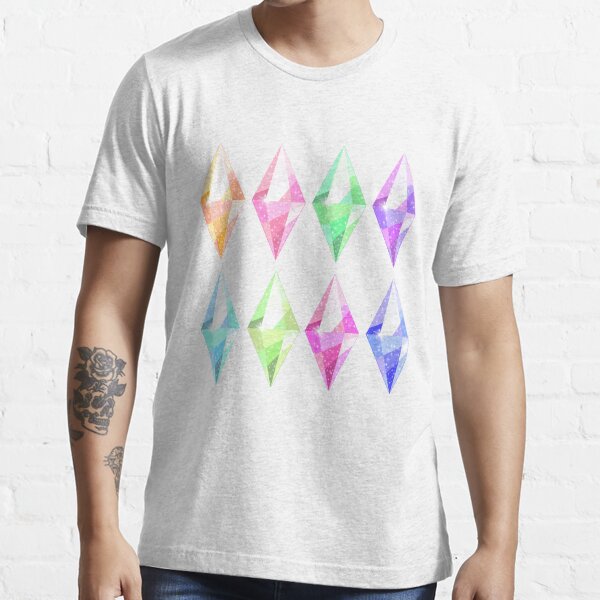 "Pastel Glittery Plumbobs Pack" T-shirt by BurritoKitty | Redbubble