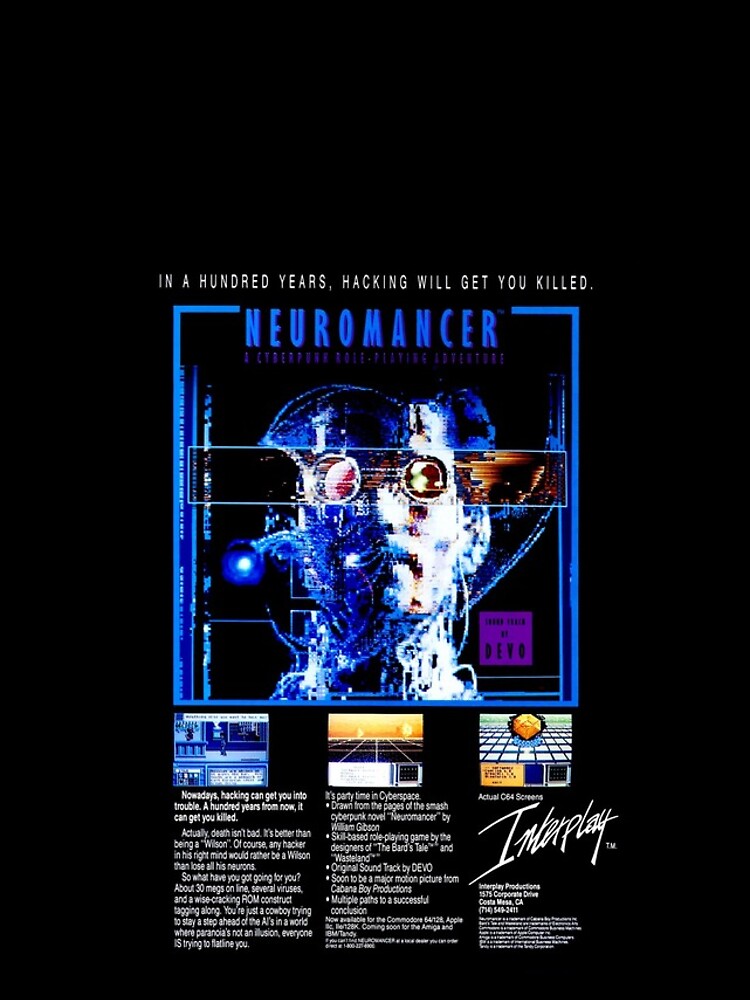 "NEUROMANCER" iPhone Case for Sale by tomplatt | Redbubble