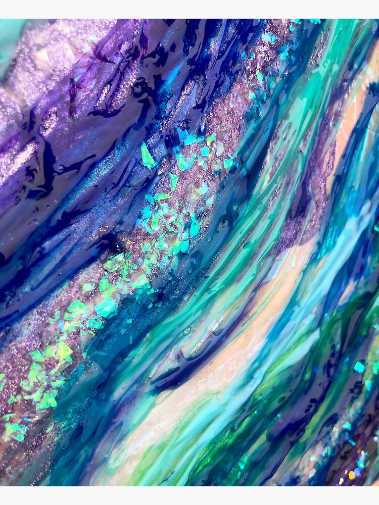 "Paint Geode" Poster by uggoff | Redbubble