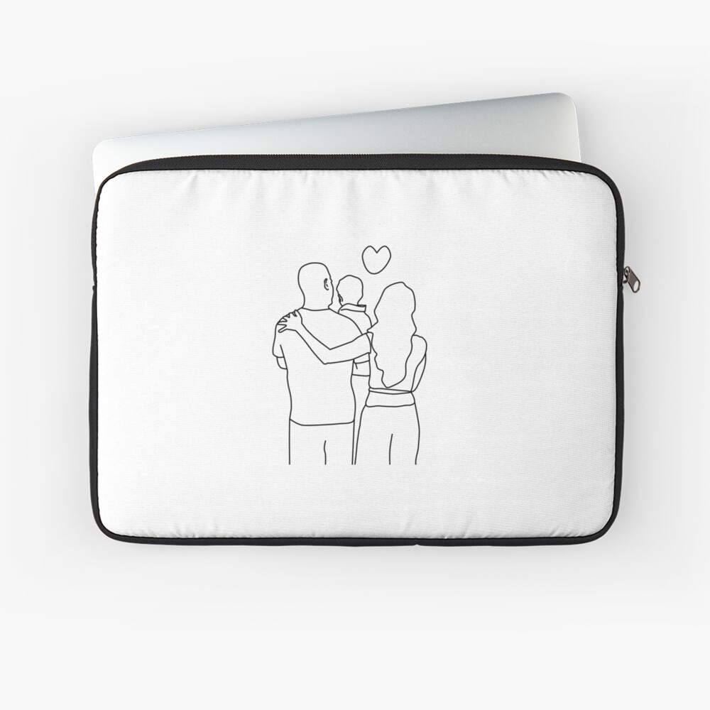 "Cute Family Line Art" Photographic Print for Sale by Kotana | Redbubble