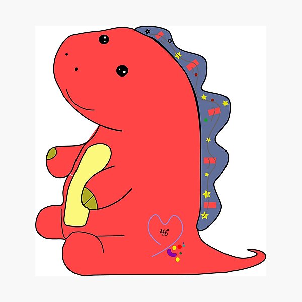 Pickle The Dinosaur Photographic Prints | Redbubble
