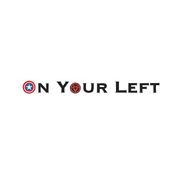 "On Your Left" Sticker for Sale by jordanyalynn | Redbubble