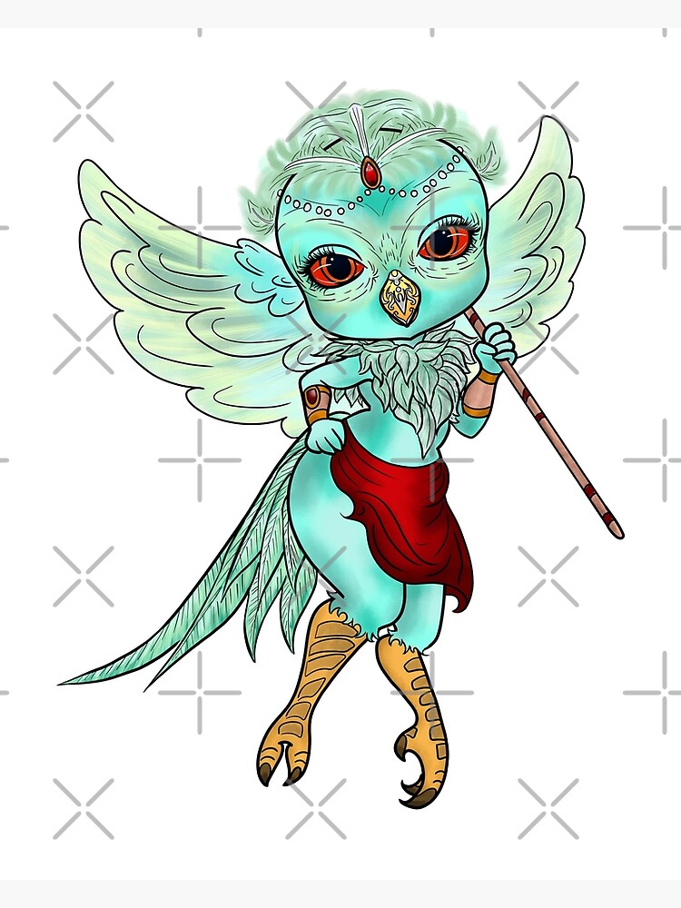 "Aarakocra Chibi" Art Print for Sale by FatePro | Redbubble