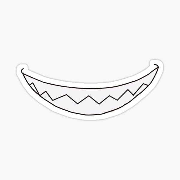 "Fire Force Shinra Kusakabe Demon Smile" Sticker for Sale by ...