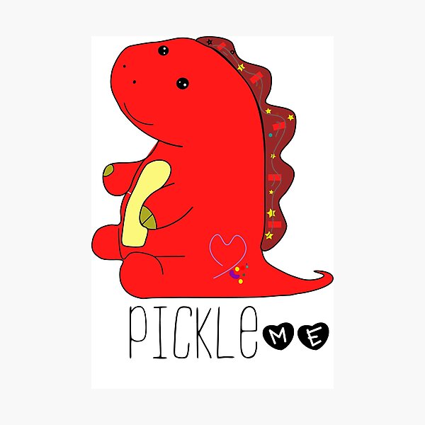 Pickle The Dinosaur Photographic Prints | Redbubble