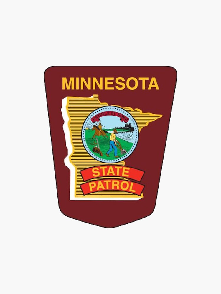 "MINNESOTA STATE PATROL MSP" Sticker for Sale by enigmaticone | Redbubble