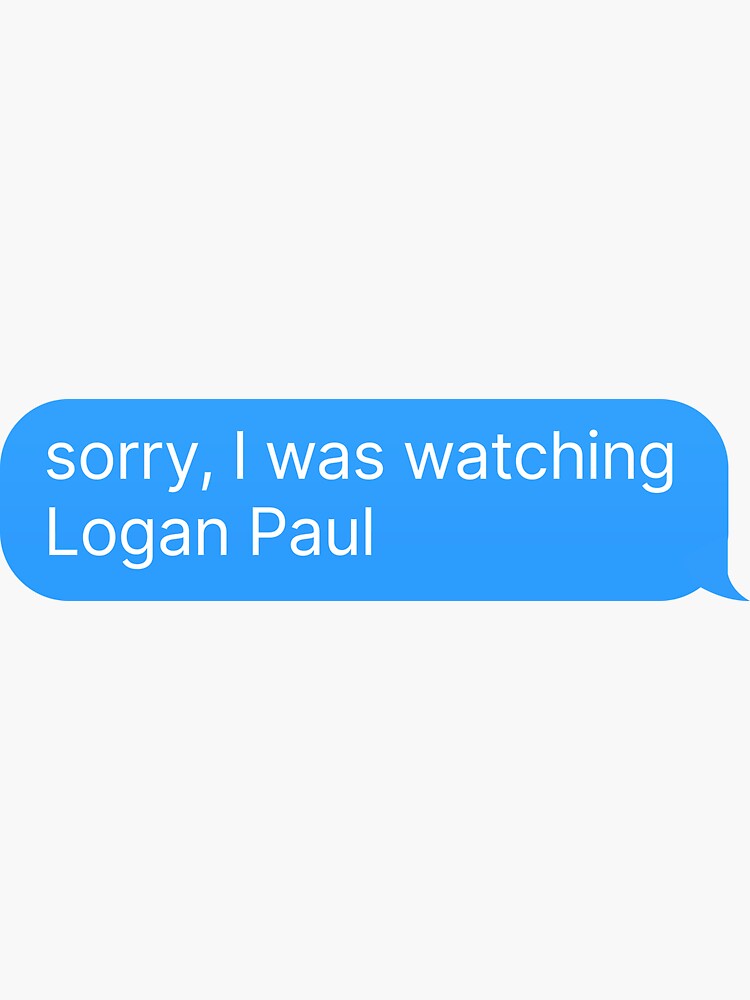 "Logan Paul" Sticker by thehonestjoe | Redbubble