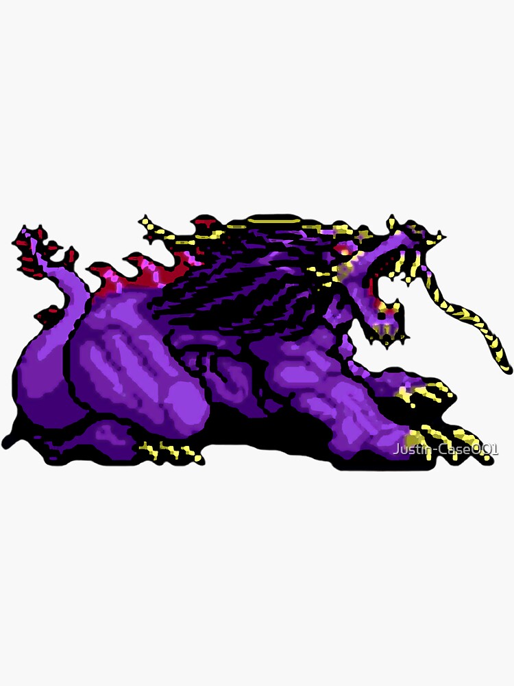 "Final Fantasy IV - Behemoth" Sticker by Justin-Case001 | Redbubble