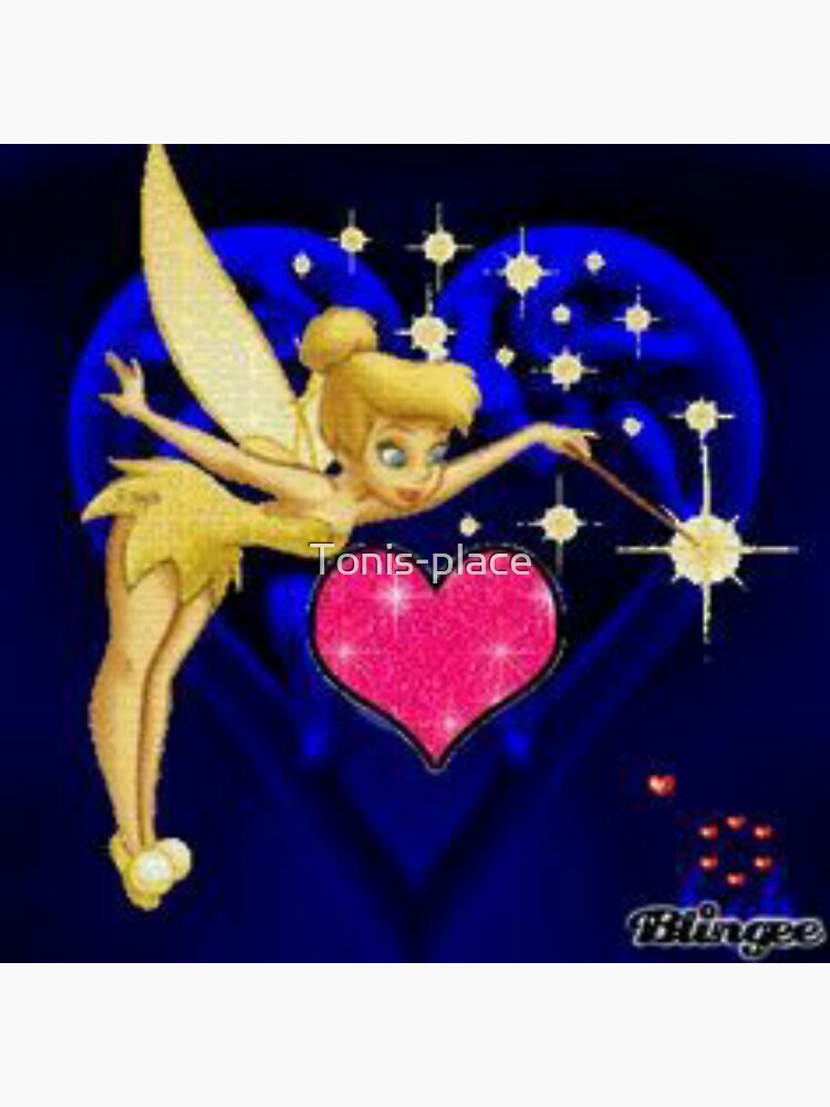 "Tinkerbell heart" Sticker for Sale by Tonis-place | Redbubble