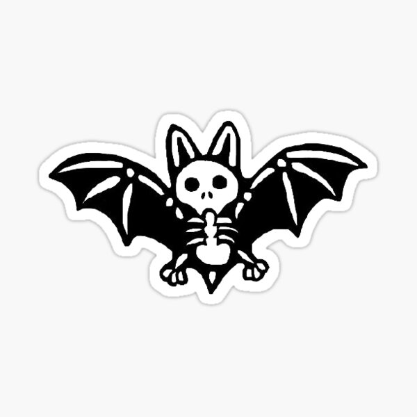 "skeleton bat" Sticker for Sale by babysupreme | Redbubble