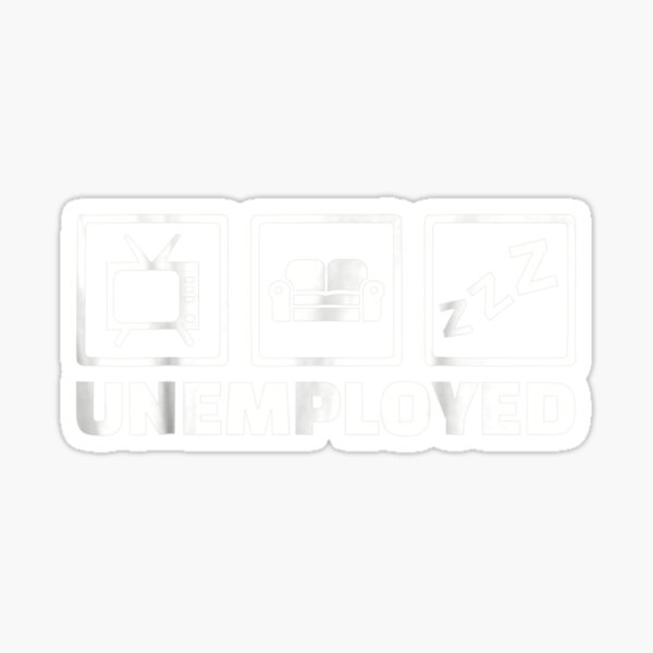 "Unemployment-Symbols" Sticker by pfyd165 | Redbubble