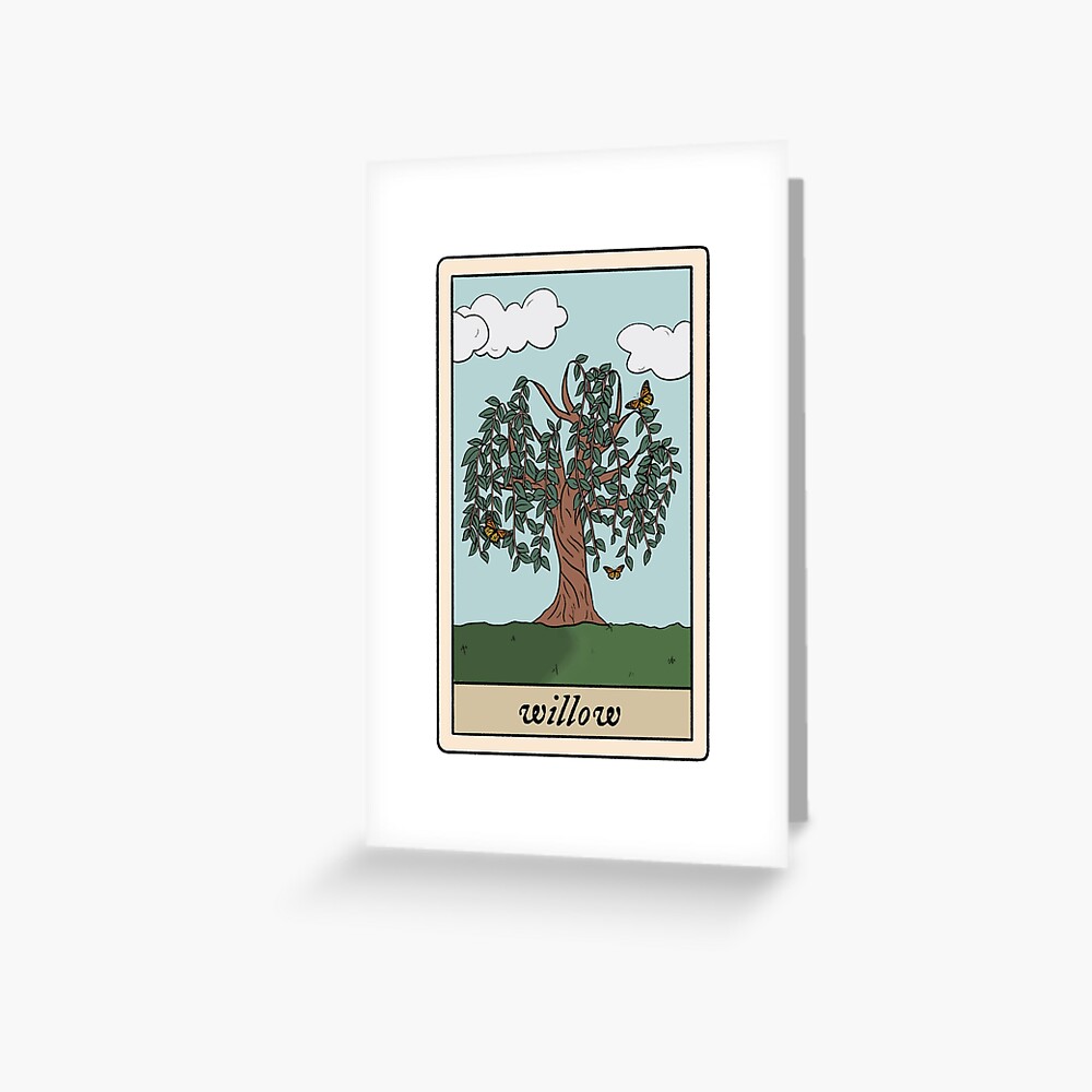 "willow tarot card" Sticker for Sale by signedbykaty | Redbubble