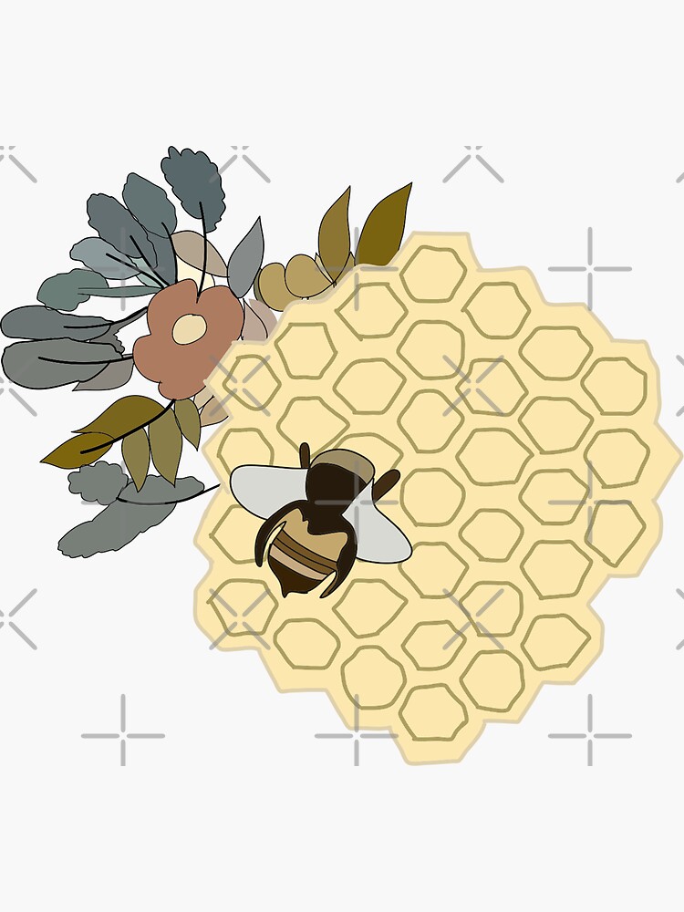 "honeycomb" Sticker by itsrubii | Redbubble