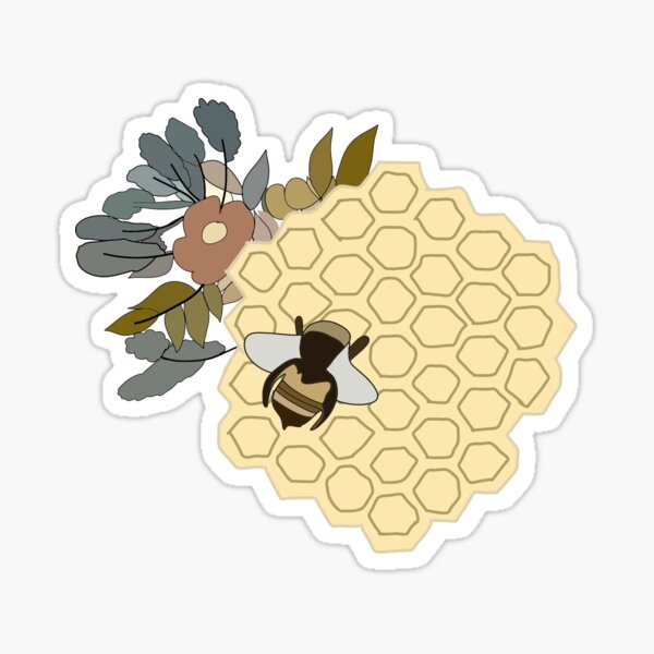 "honeycomb" Sticker by itsrubii | Redbubble