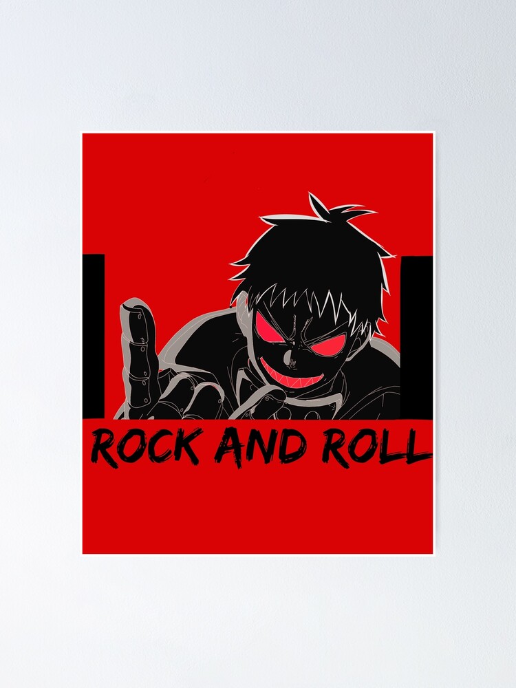 " Fire force rock and roll" Poster by Vasanthan | Redbubble