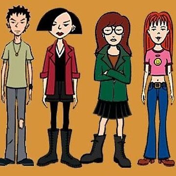 "daria characters" Sticker for Sale by punkringworm | Redbubble