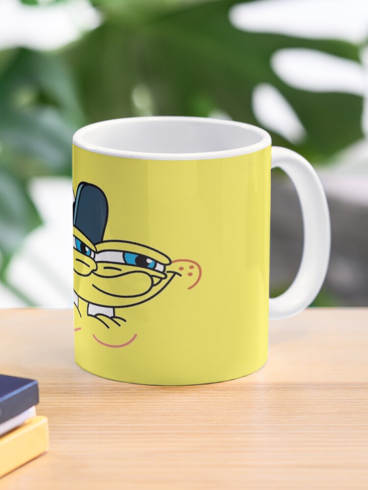 "Spongebob Smirk Face" Coffee Mug for Sale by kirkdstevens | Redbubble