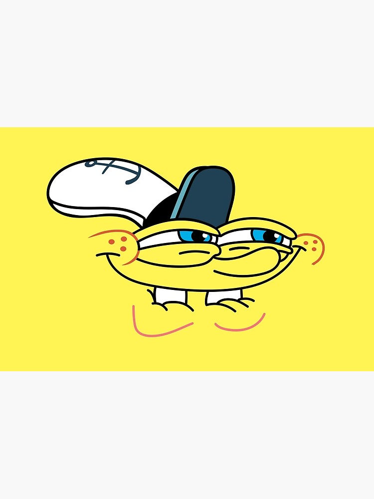"Spongebob Smirk Face" Zipper Pouch for Sale by kirkdstevens | Redbubble