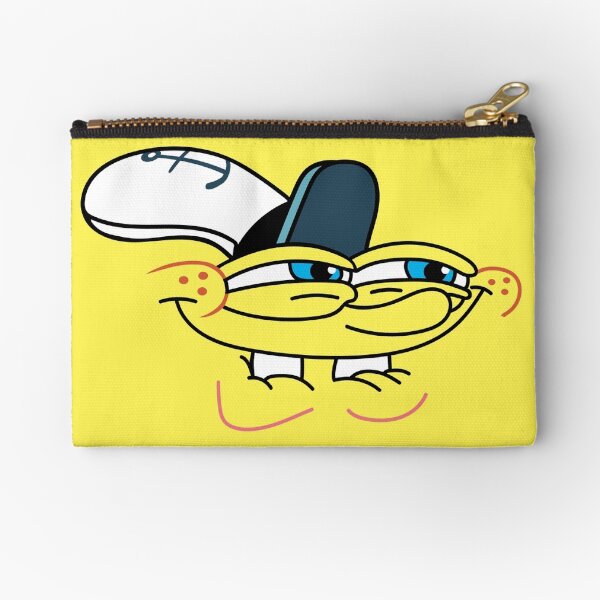 "Spongebob Smirk Face" Zipper Pouch for Sale by kirkdstevens | Redbubble