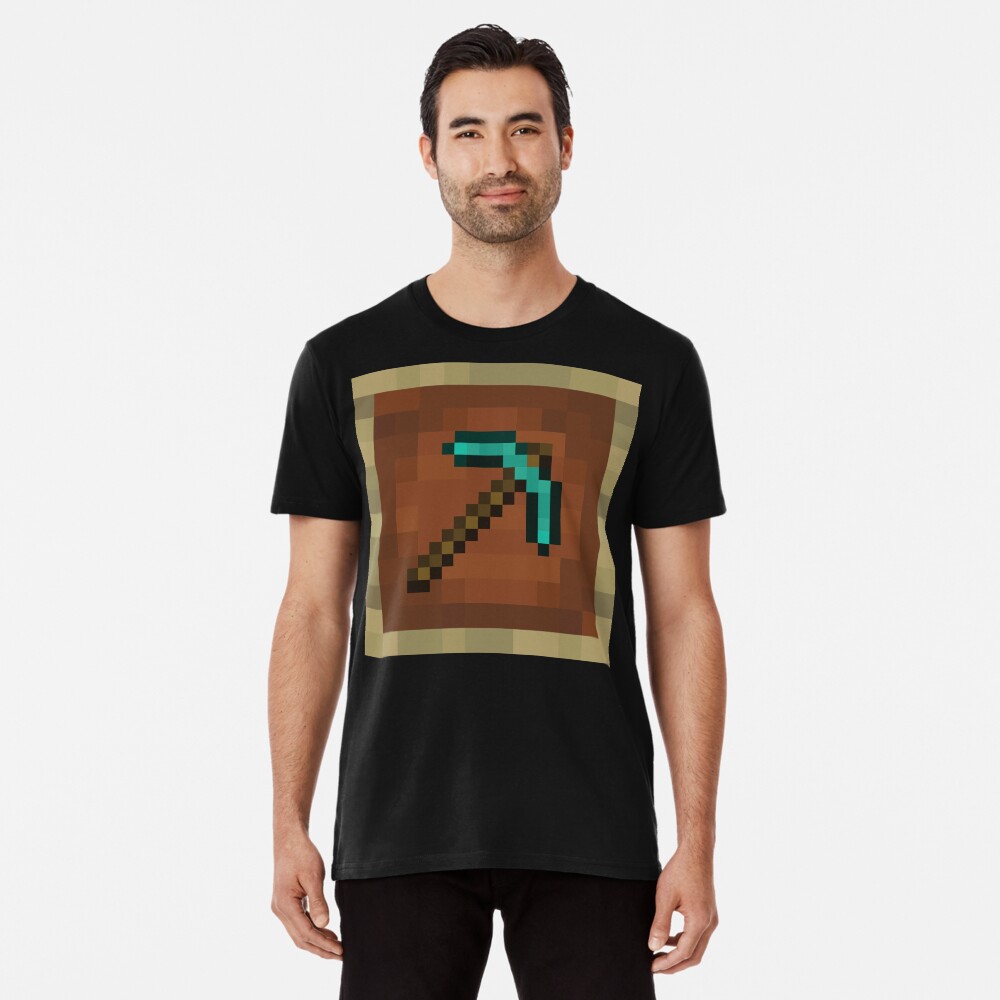 "Minecraft Item Frame Diamond Pickaxe" Sticker for Sale by Saikishop ...