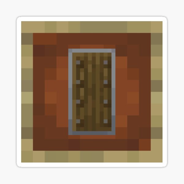 "Minecraft Item Frame Shield" Sticker for Sale by Saikishop | Redbubble