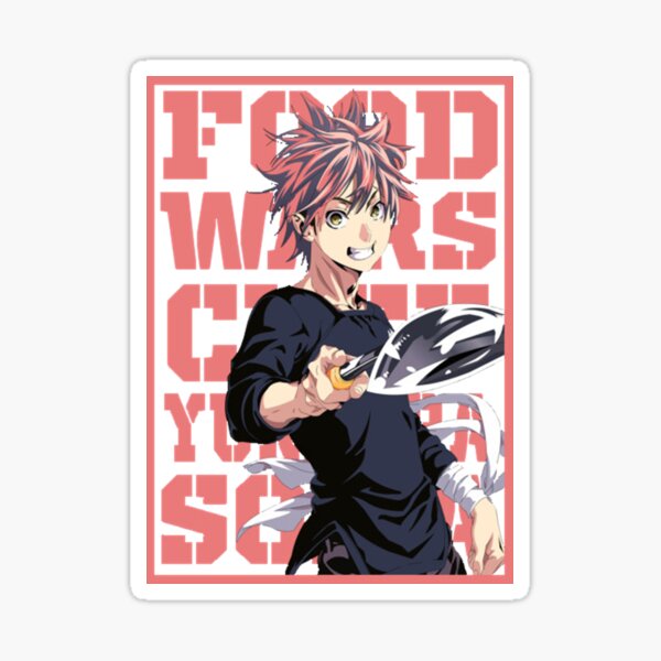 "Food Wars Logo" Sticker by LesterRodrigues | Redbubble