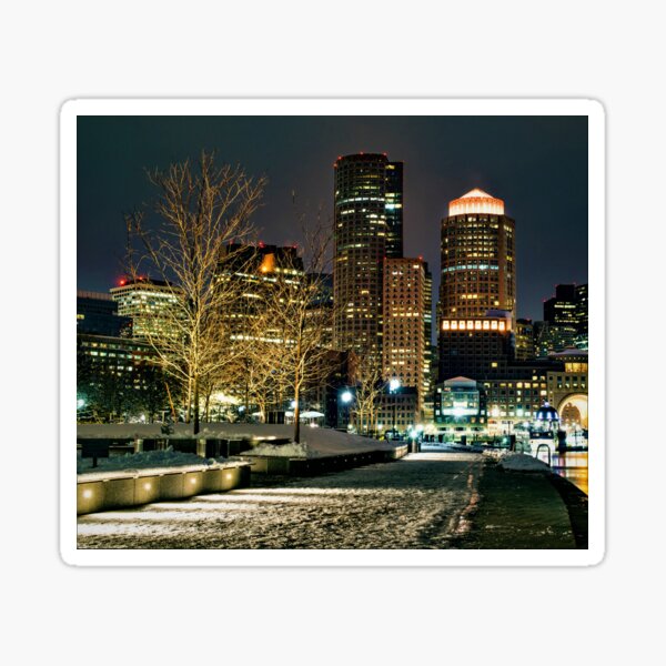 "Massachusetts, Boston " Sticker for Sale by beachfanatic | Redbubble