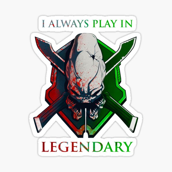 Halo Legendary Stickers | Redbubble