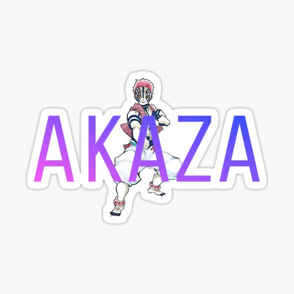"Akaza - Demon Slayer" Sticker for Sale by AnimeAttraction | Redbubble