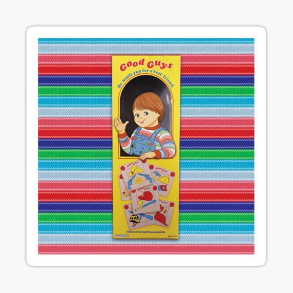 "Good Guys - Chucky" Sticker for Sale by MyDesignRox | Redbubble