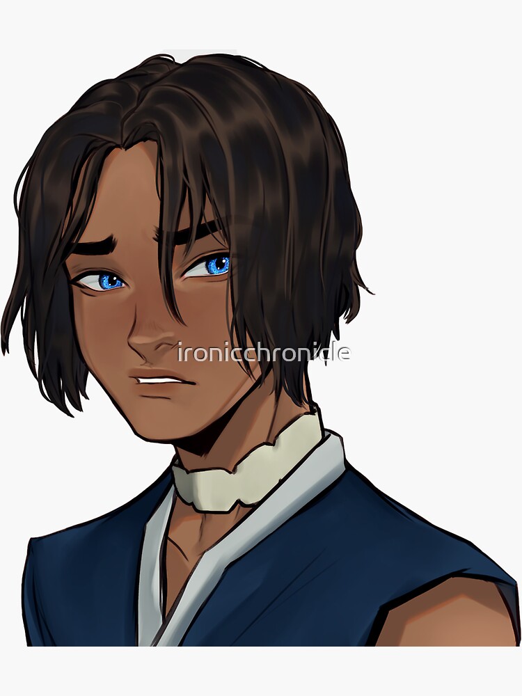 "Soka with Hair Down" Sticker for Sale by ironicchronicle | Redbubble