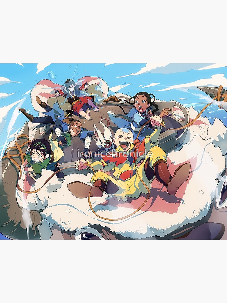The Gaang (Appa, Toph, Katara, Zuko, Soka) Premium Matte Vertical ...
