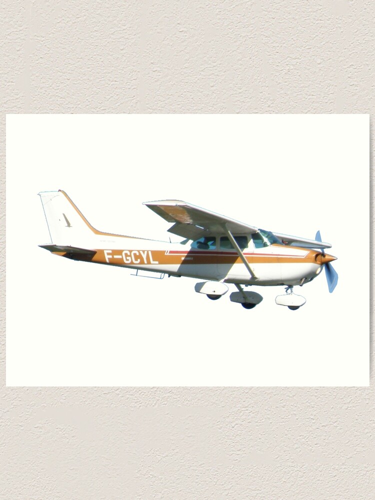 "Cessna 172" Art Print for Sale by DrTigrou | Redbubble
