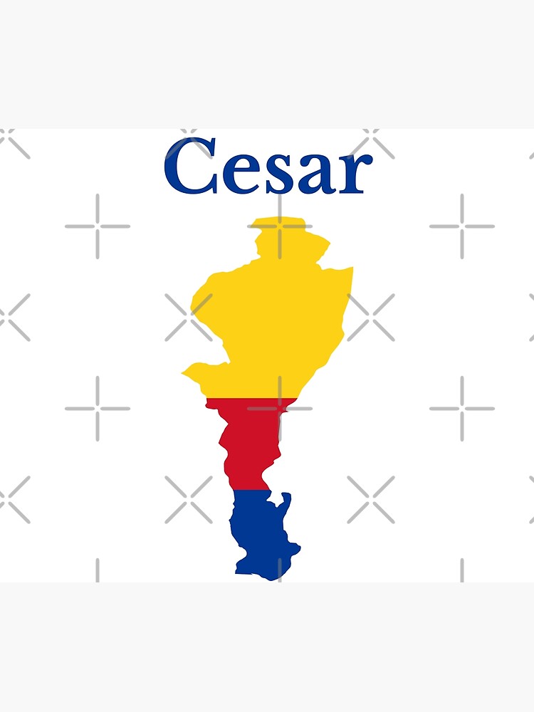 Lámina fotográfica «Mapa del Departamento de Cesar, Departamento de ...