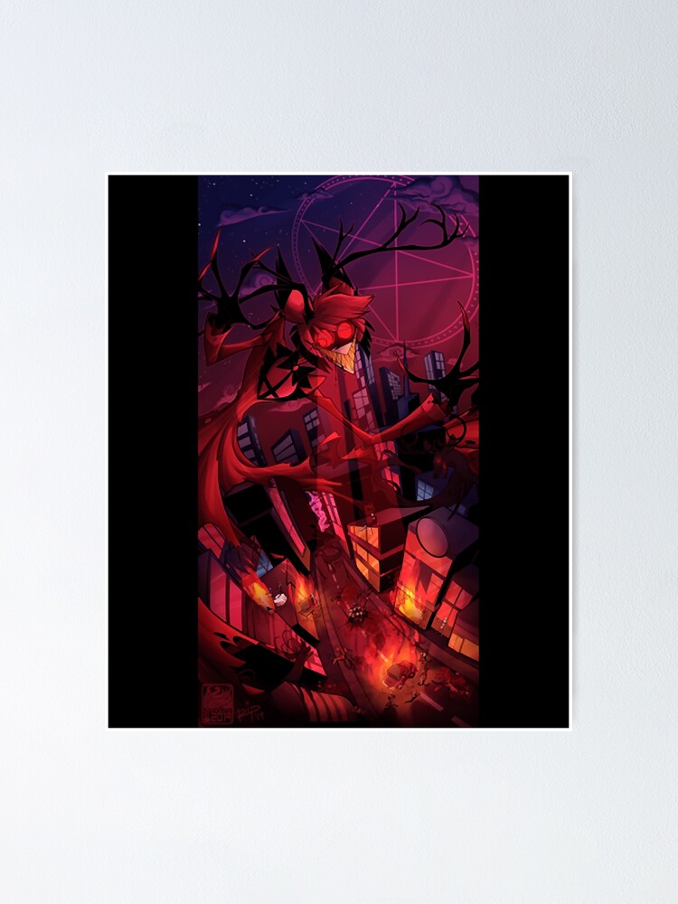 "Hazbin Hotel Alastor Poster T-Shirt," Poster for Sale by rangelizay ...