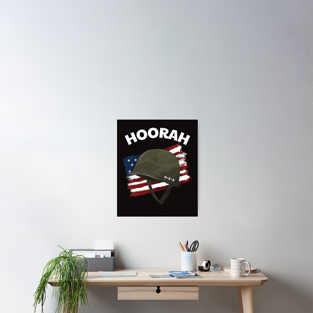 "Hoorah Military " Poster for Sale by TitanRN | Redbubble