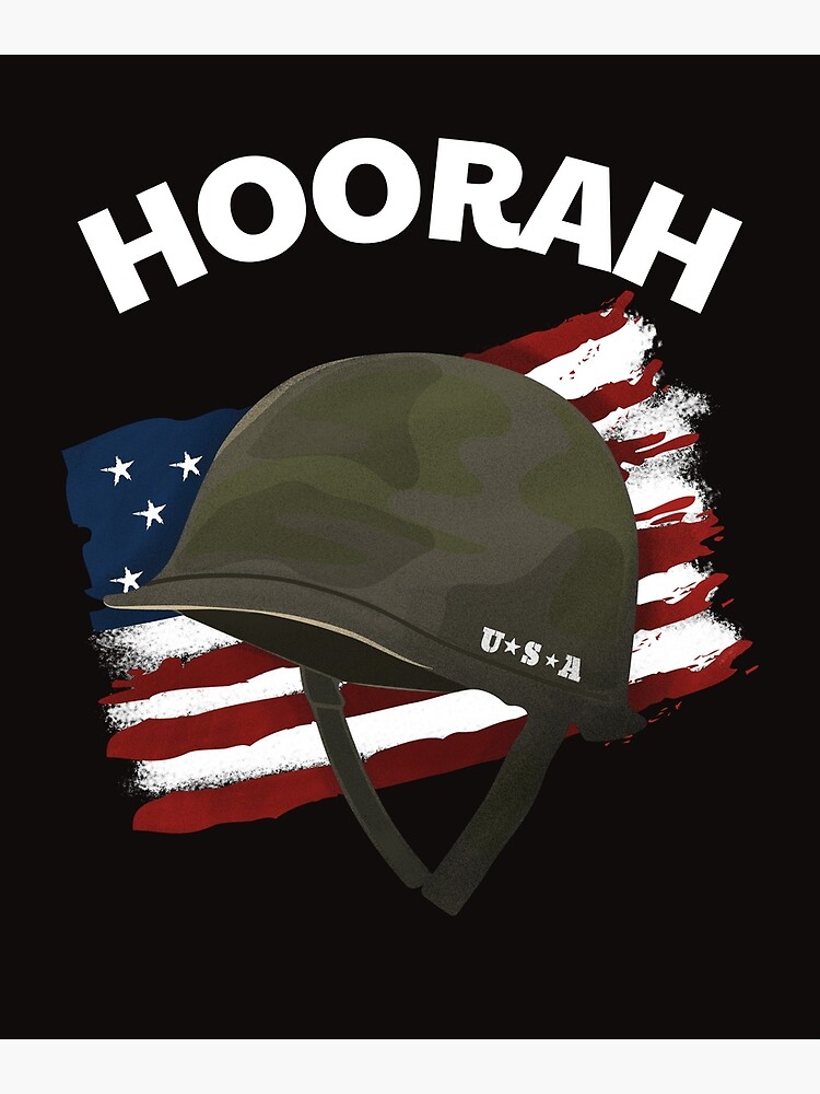 "Hoorah Military " Poster for Sale by TitanRN | Redbubble