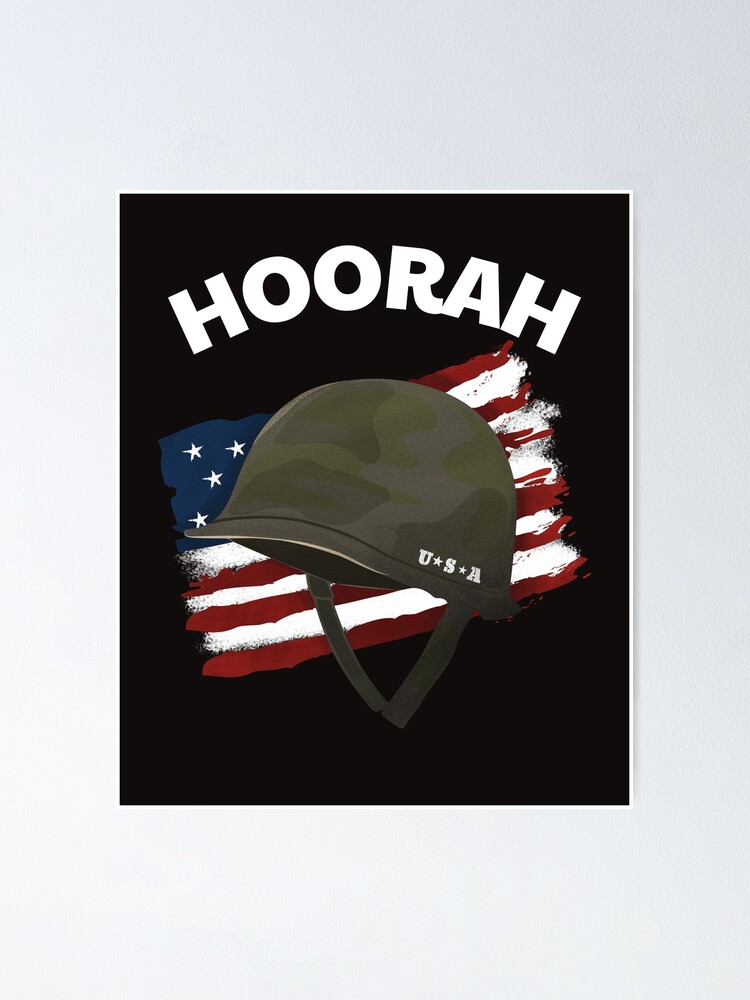 "Hoorah Military " Poster for Sale by TitanRN | Redbubble