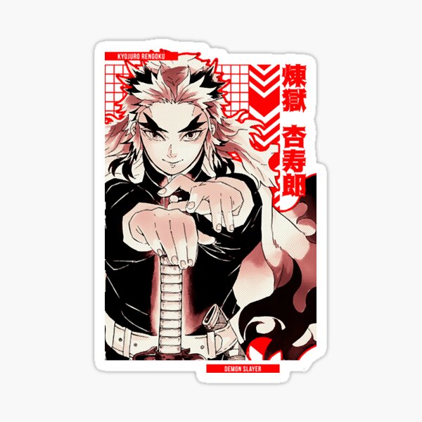 Kyojuro Rengoku Stickers | Redbubble