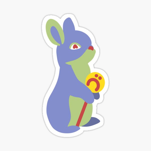 "sad bunny" Sticker for Sale by artcielito | Redbubble