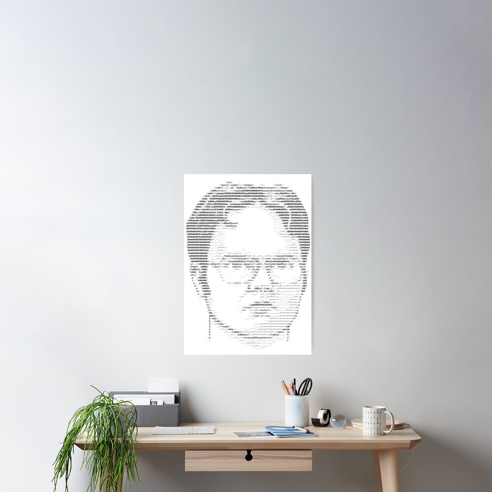 "Dwight ASCII Art" Poster for Sale by PissShop | Redbubble