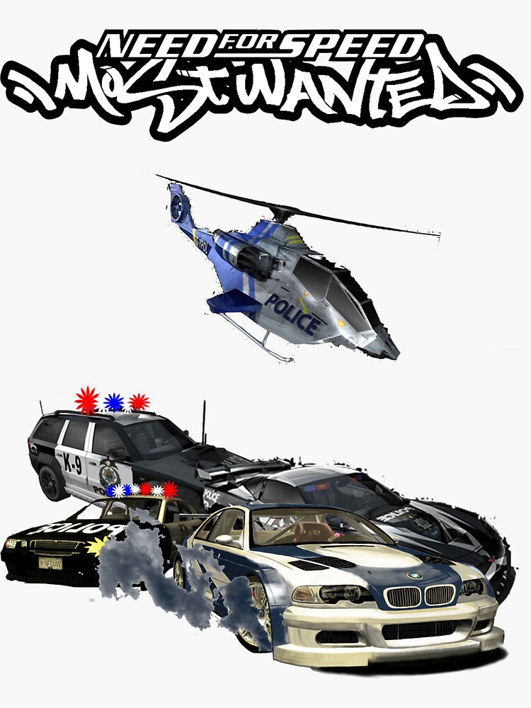 "NFS MW" Sticker for Sale by Thecartoonguy95 | Redbubble