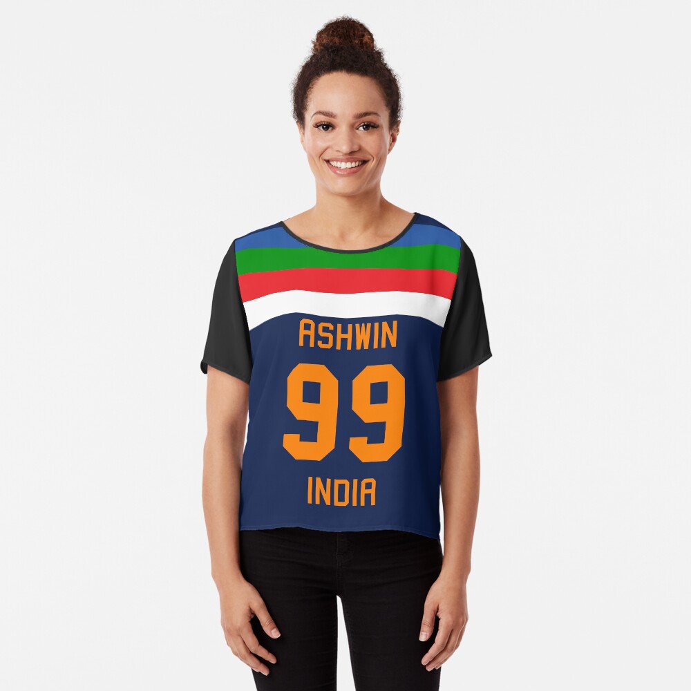 "Ravichandran Ashwin | 99 | Indian Cricket Jersey" Essential T-Shirt ...
