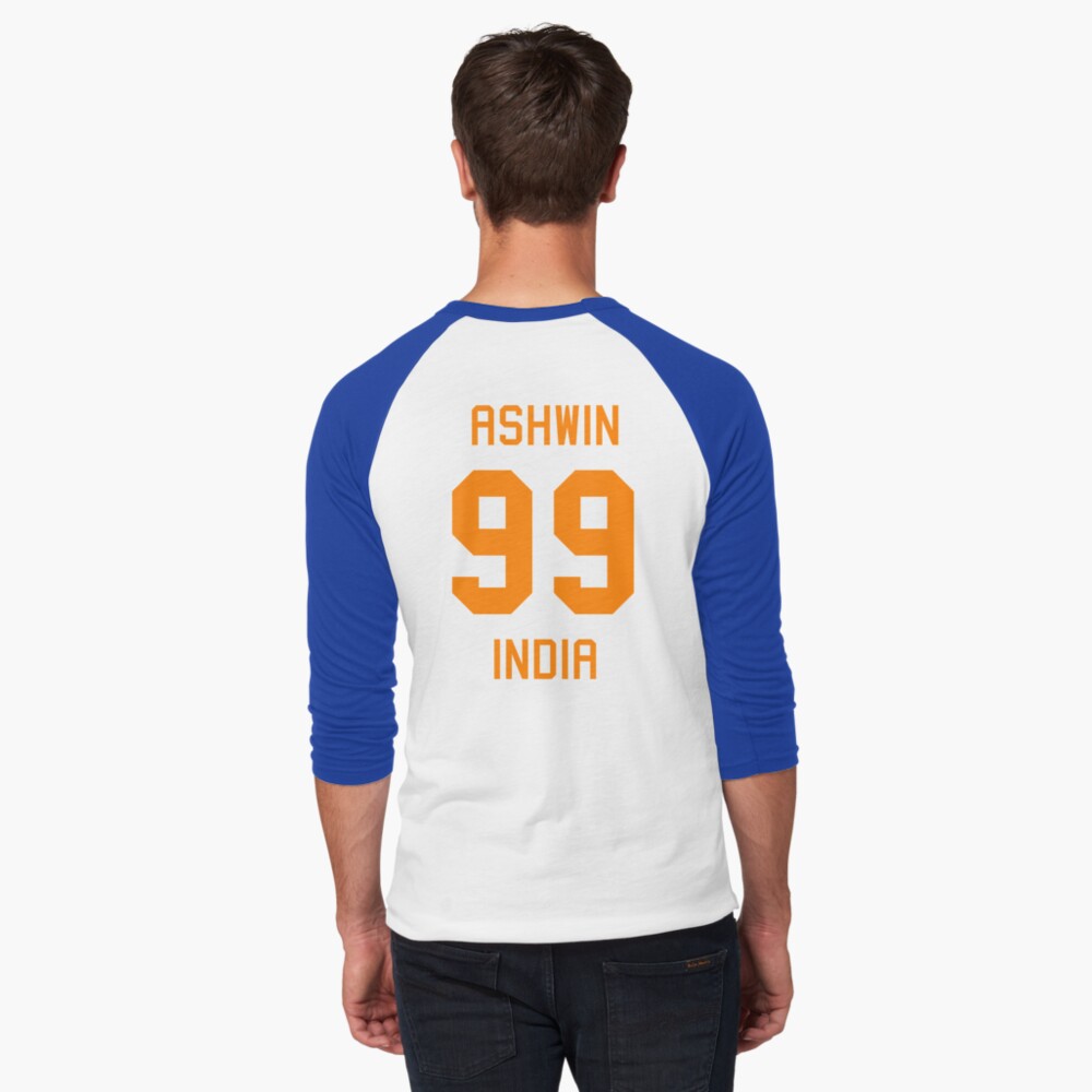 "Ravichandran Ashwin | 99 | Indian Cricket Jersey" Essential T-Shirt ...