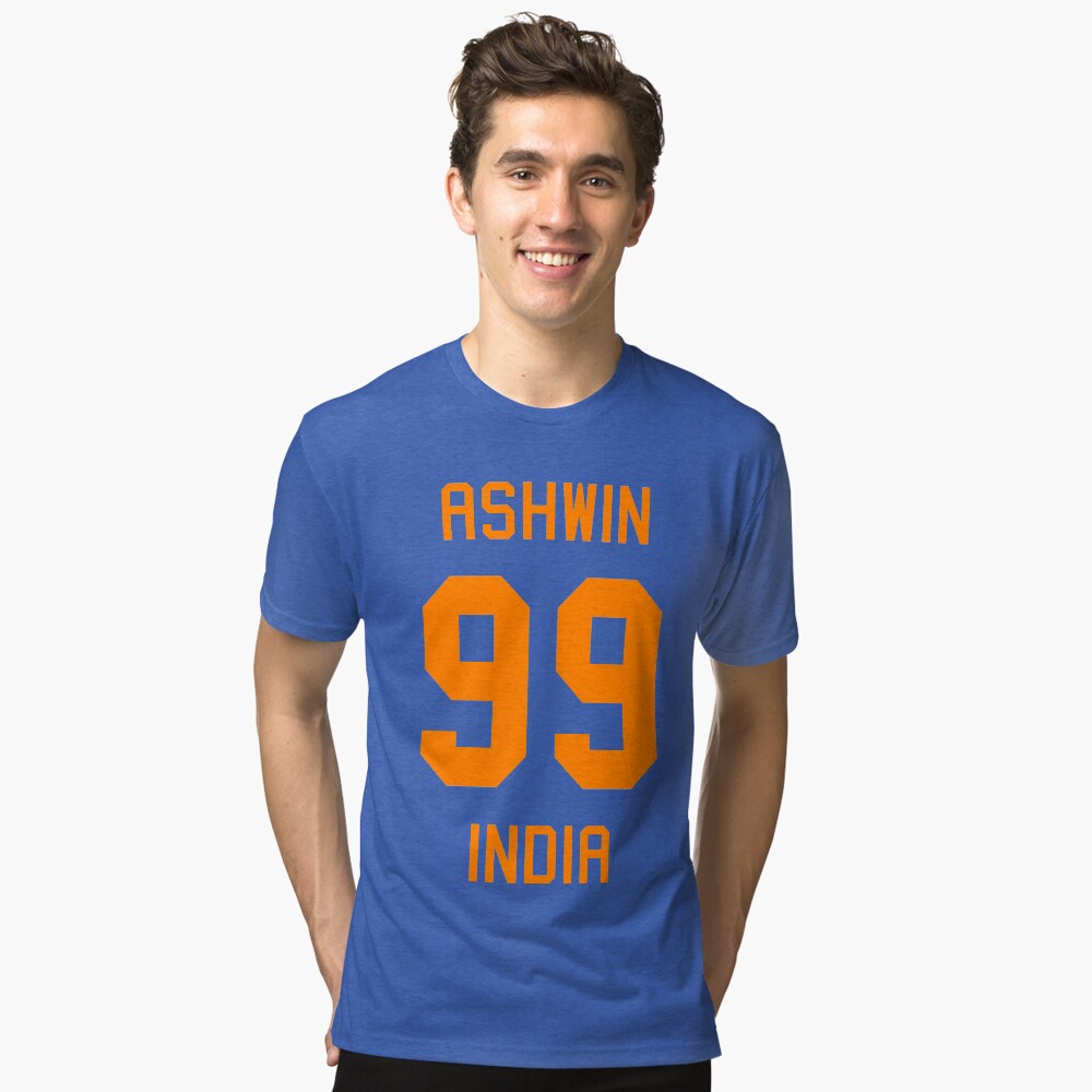 "Ravichandran Ashwin | 99 | Indian Cricket Jersey" Essential T-Shirt ...