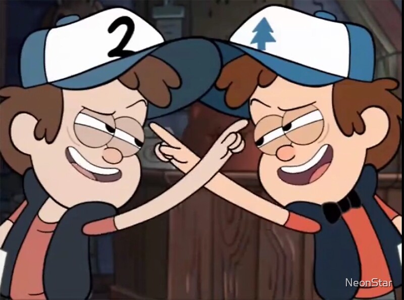 "Dipper And Tyrone - Gravity Falls" by NeonStar | Redbubble