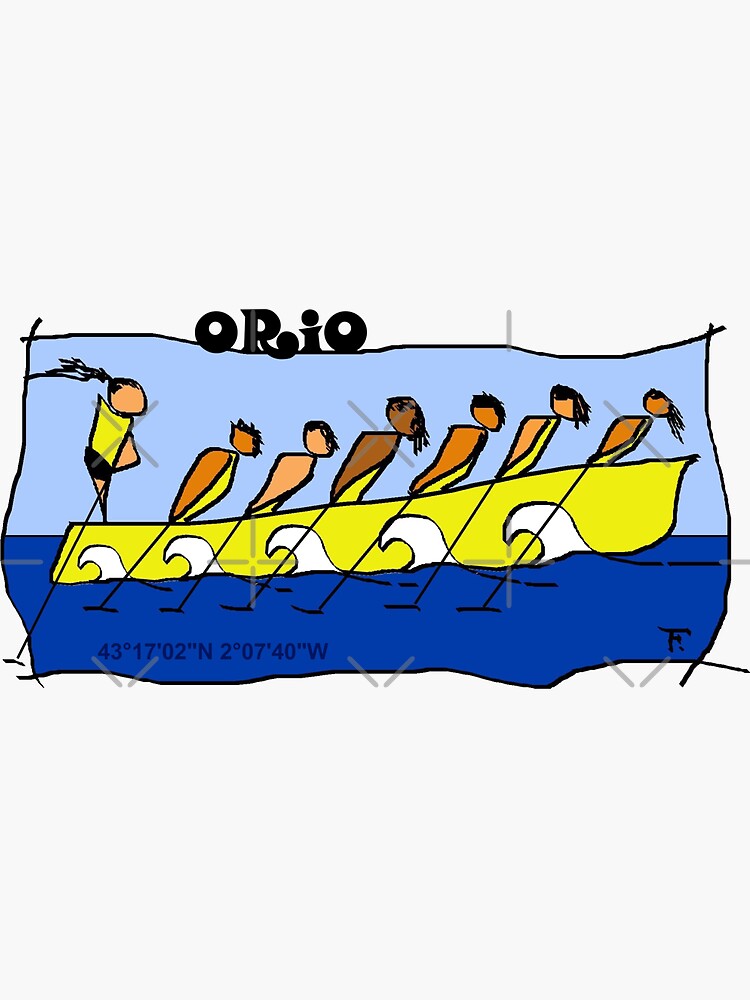 "ORIO Rowing Women" Sticker for Sale by Frnck | Redbubble