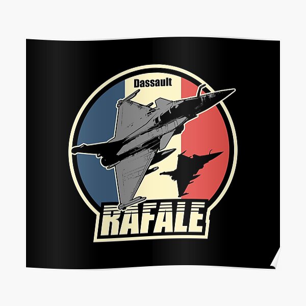 "French Rafale Fighter Patch" Poster by TGStudios | Redbubble